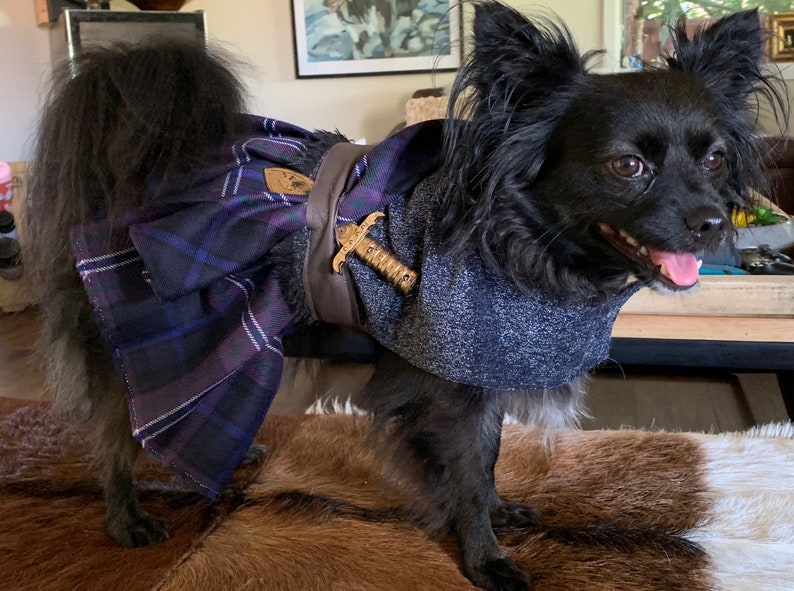 William Wallace Dog Kilt Medieval Kilt Ancient Dog Kilt - Etsy