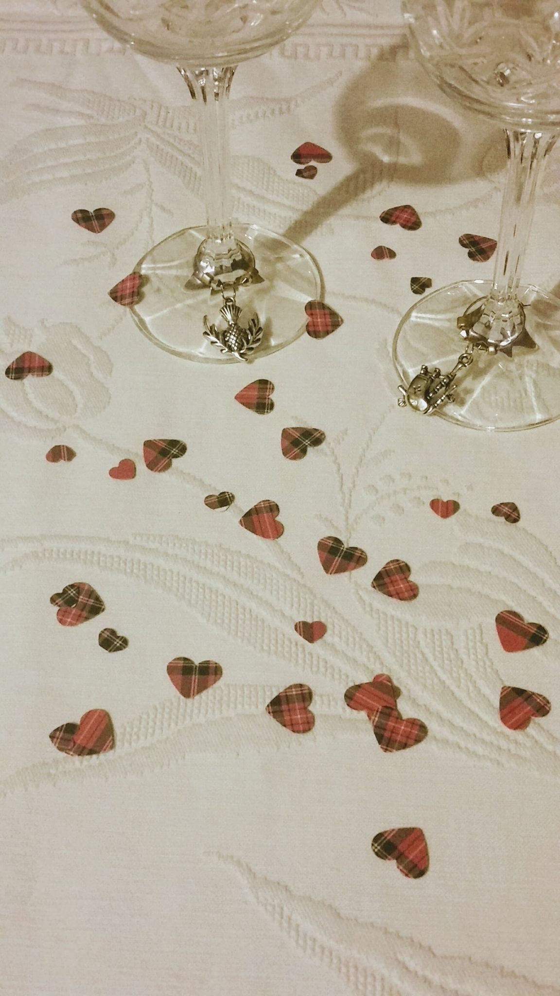 Royal Stewart Tartan Table Scatters Plaid Table Scatters | Etsy