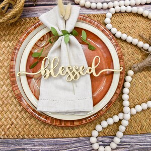 Place Setting, Plate Toppers, Place Cards, Thanksgiving Name Plates ...