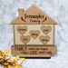 Personalized Family Names Tabletop Custom Family Members Wood - Etsy