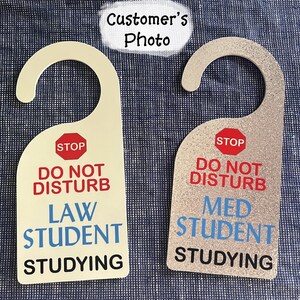Personalized Zoom Meeting Door Hanger, Google Meet Door Hanger, Zoon in ...