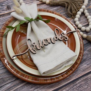 Place Setting, Plate Toppers, Place Cards, Thanksgiving Name Plates ...