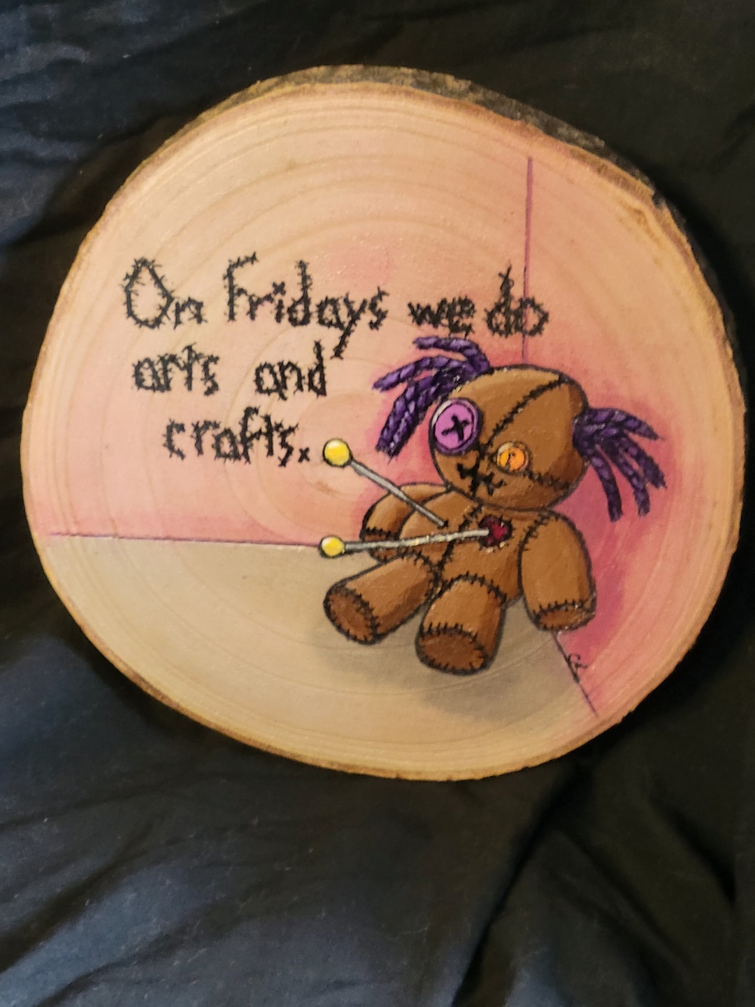 Voodoo Doll Painting "arts and Crafts" - Etsy