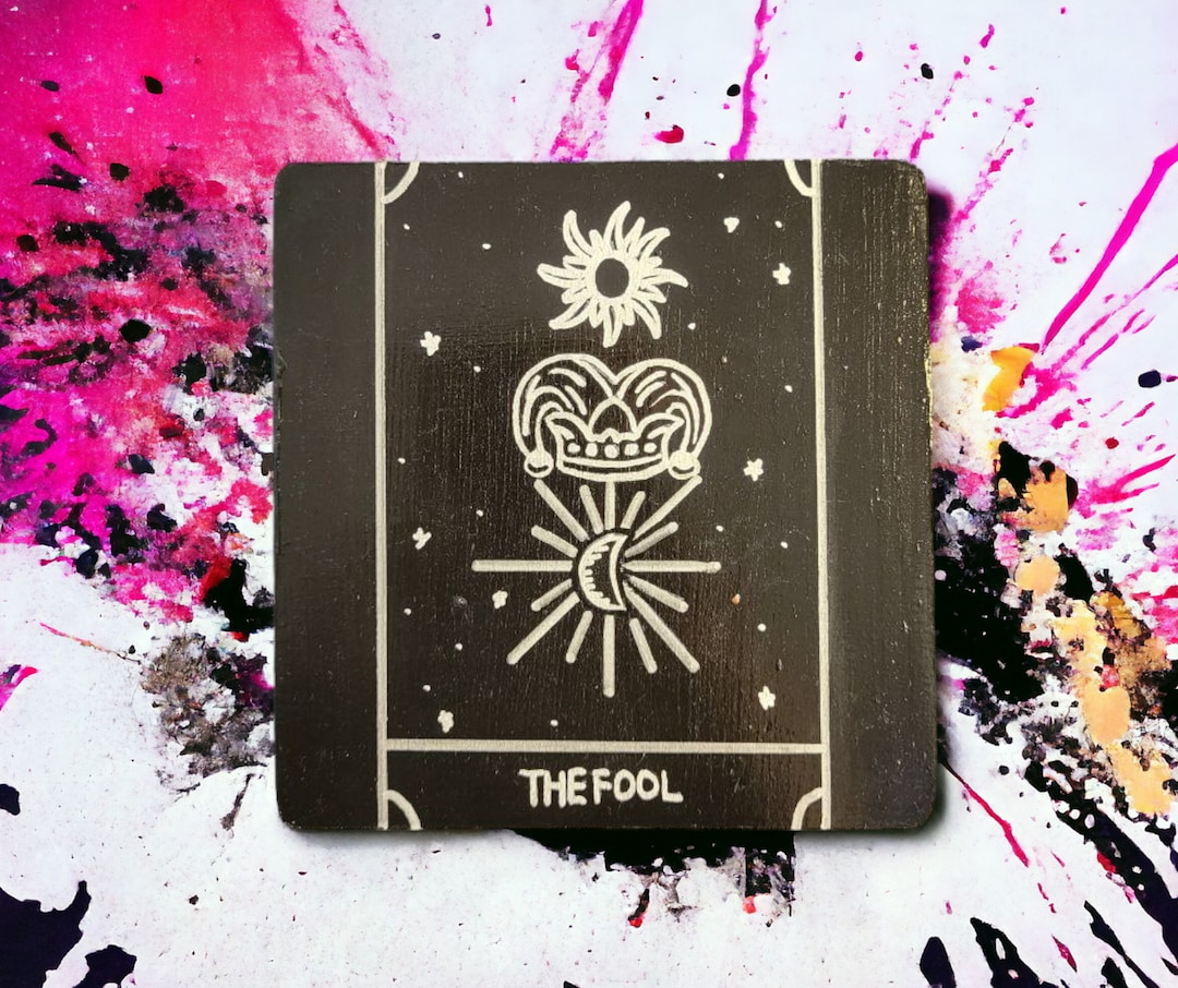 The Fool Tarot Card Coaster - Etsy