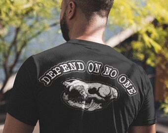 Badass Wolf Shirt - Etsy