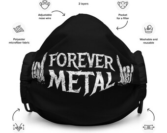 Heavy Metal Mask - Etsy
