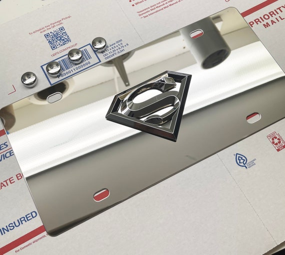 MAN of STEEL Superman Super Man Chrome Mirror Stainless Steel - Etsy