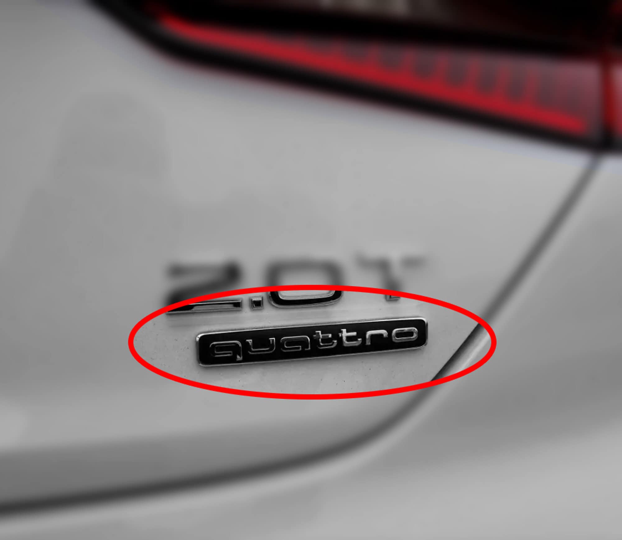 Gloss Black 98mm Quattro Badge Emblem for Rear or Grill of Audi ABS - Etsy