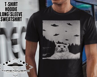 Alien Cat Shirt - Etsy