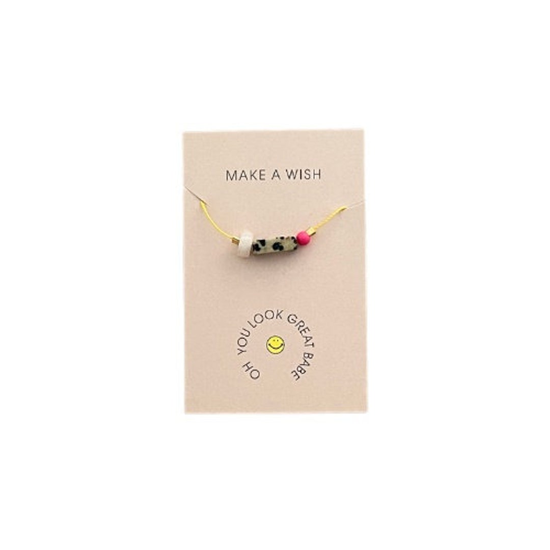 Lucky Bracelet MAKE A WISH Bracelet Wish Bracelet Talisman Gift Lucky ...