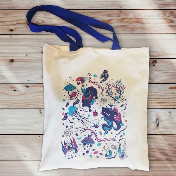 Full Color Tote Bag - Etsy
