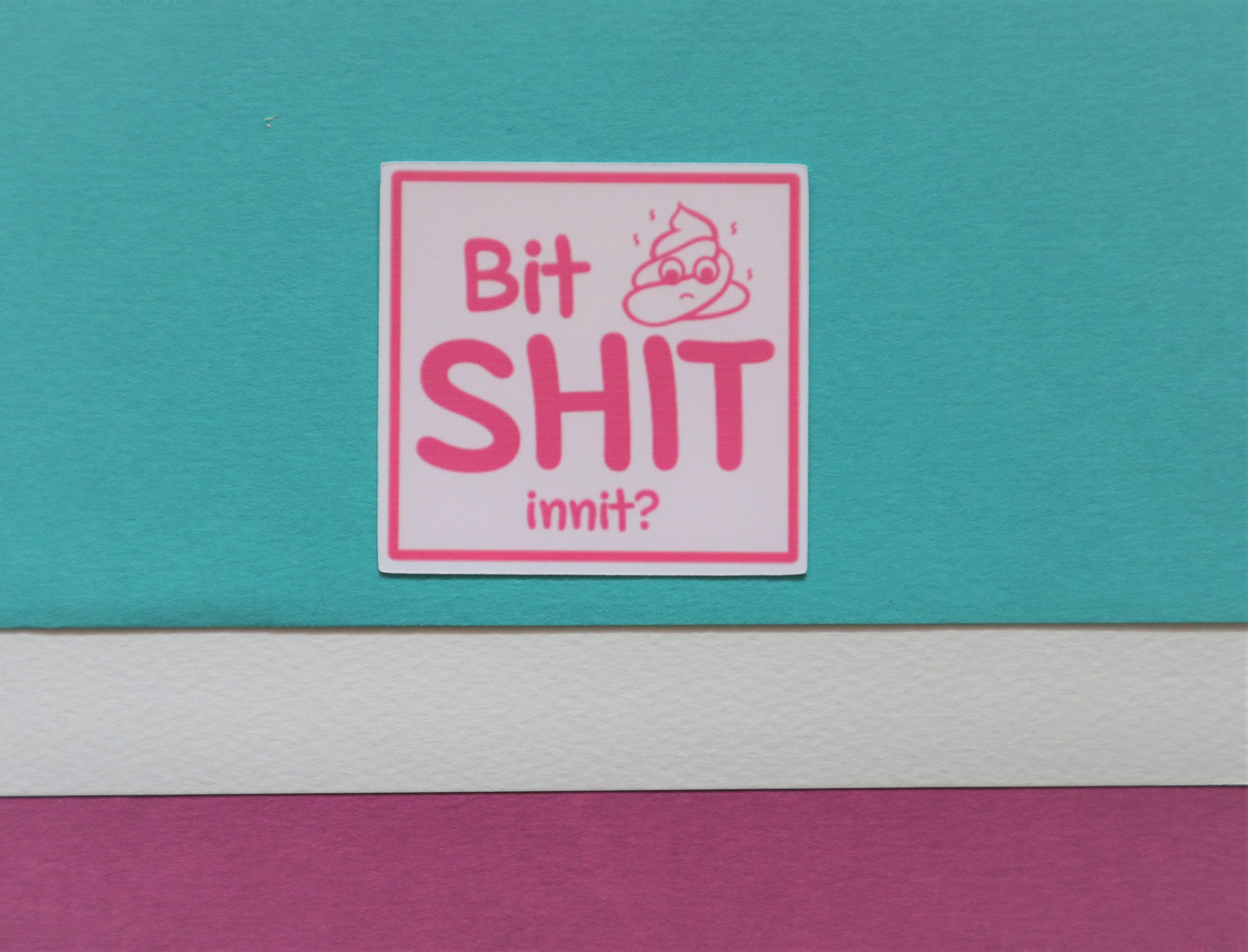 Bit Shit Sticker I Sassy Quotes I Chronic Illness I Mood - Etsy UK