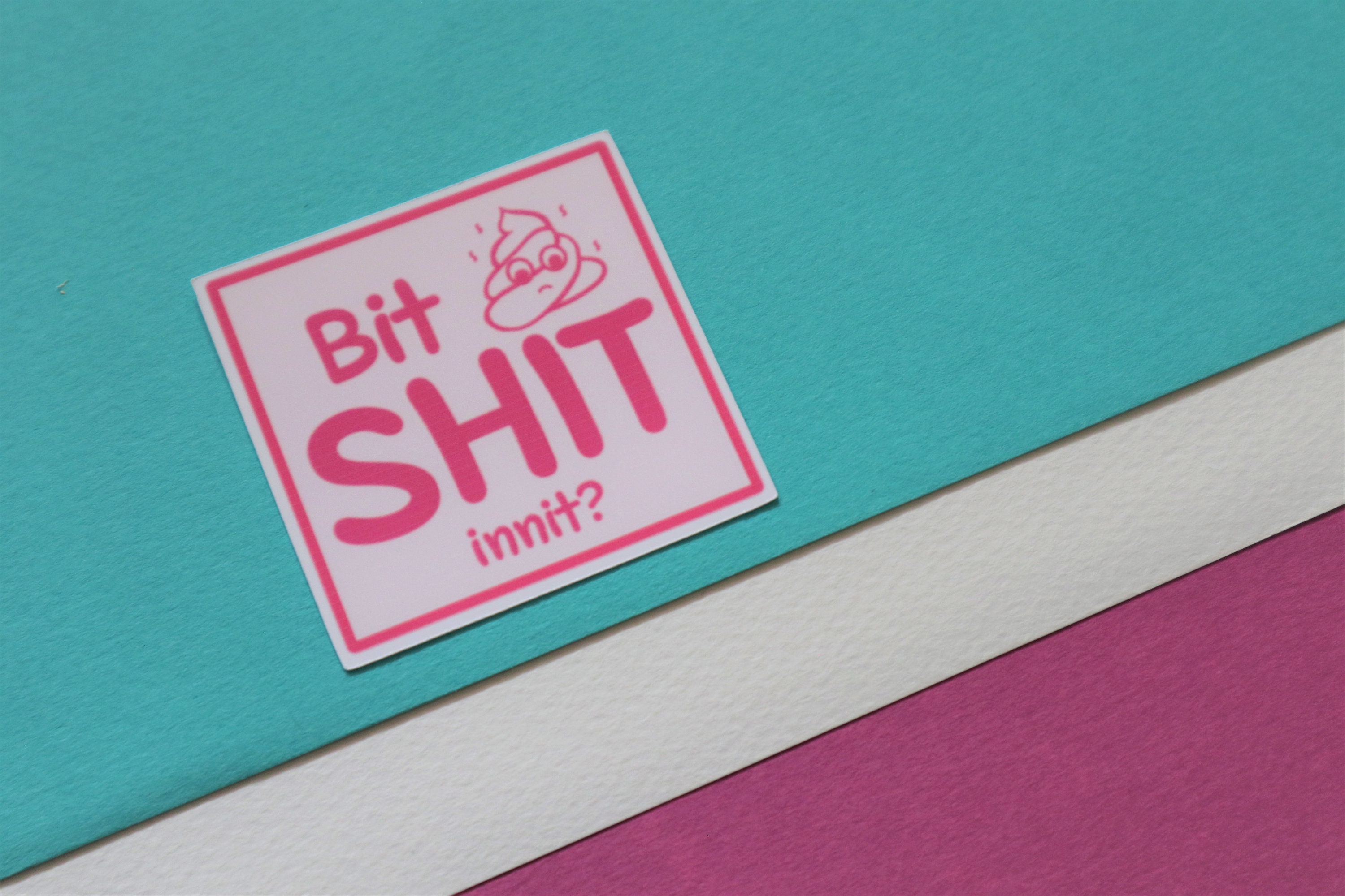 Bit Shit Sticker I Sassy Quotes I Chronic Illness I Mood - Etsy UK