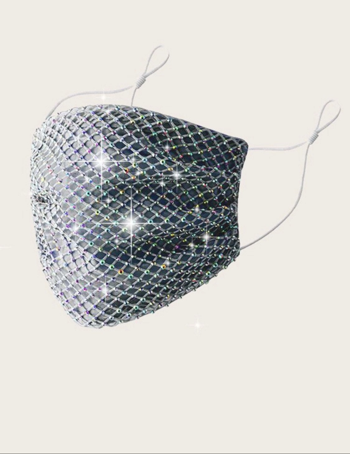 My Diamond Masks-rhinestone FACE Mask/bling Face Mask/sparkle Face Mask ...