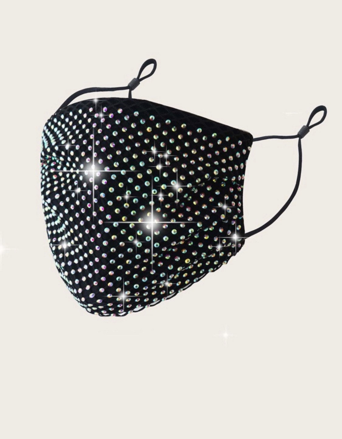 My Diamond Masks-rhinestone FACE Mask/bling Face Mask/sparkle Face Mask ...