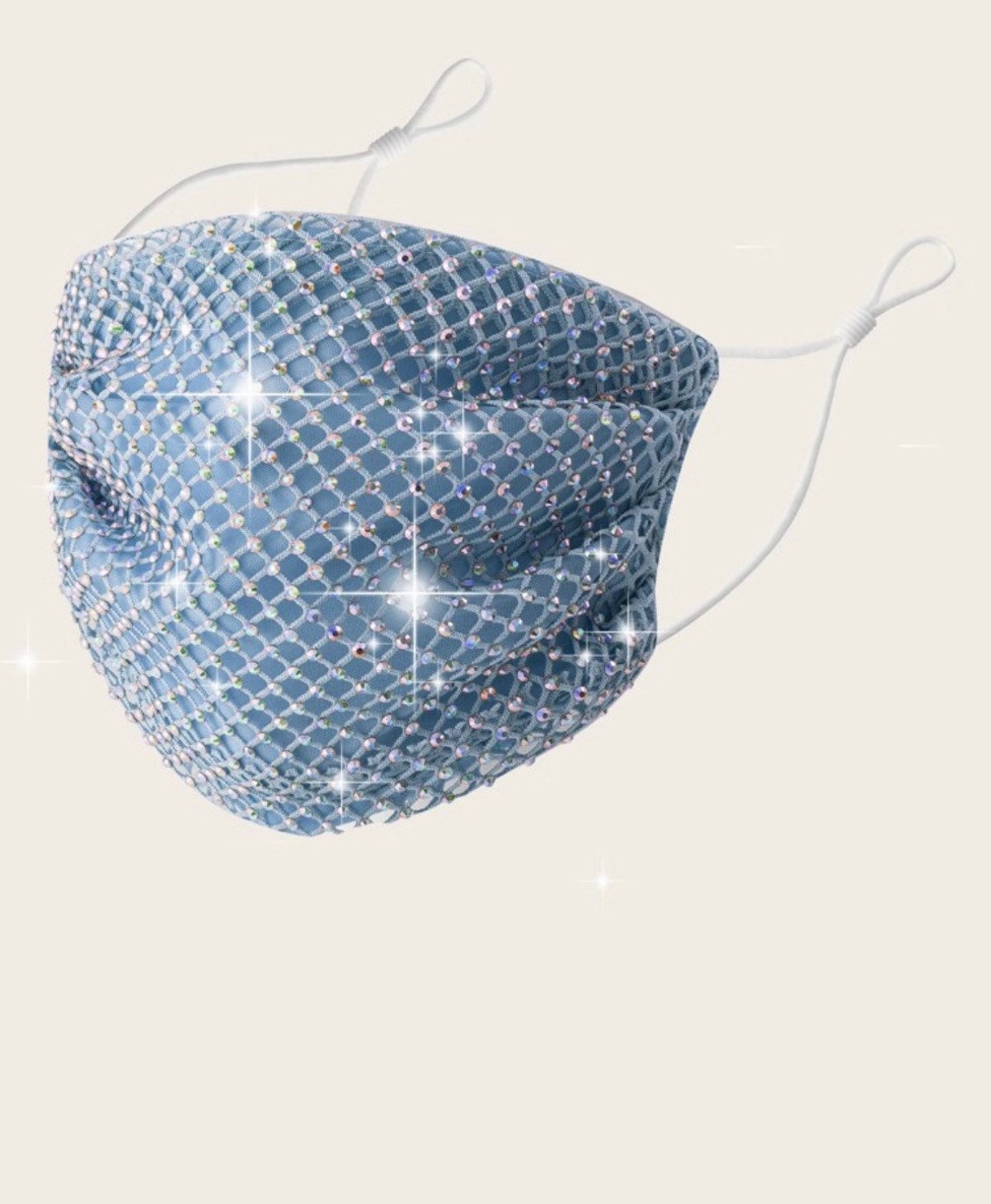 My Diamond Masks-rhinestone FACE Mask/bling Face Mask/sparkle - Etsy