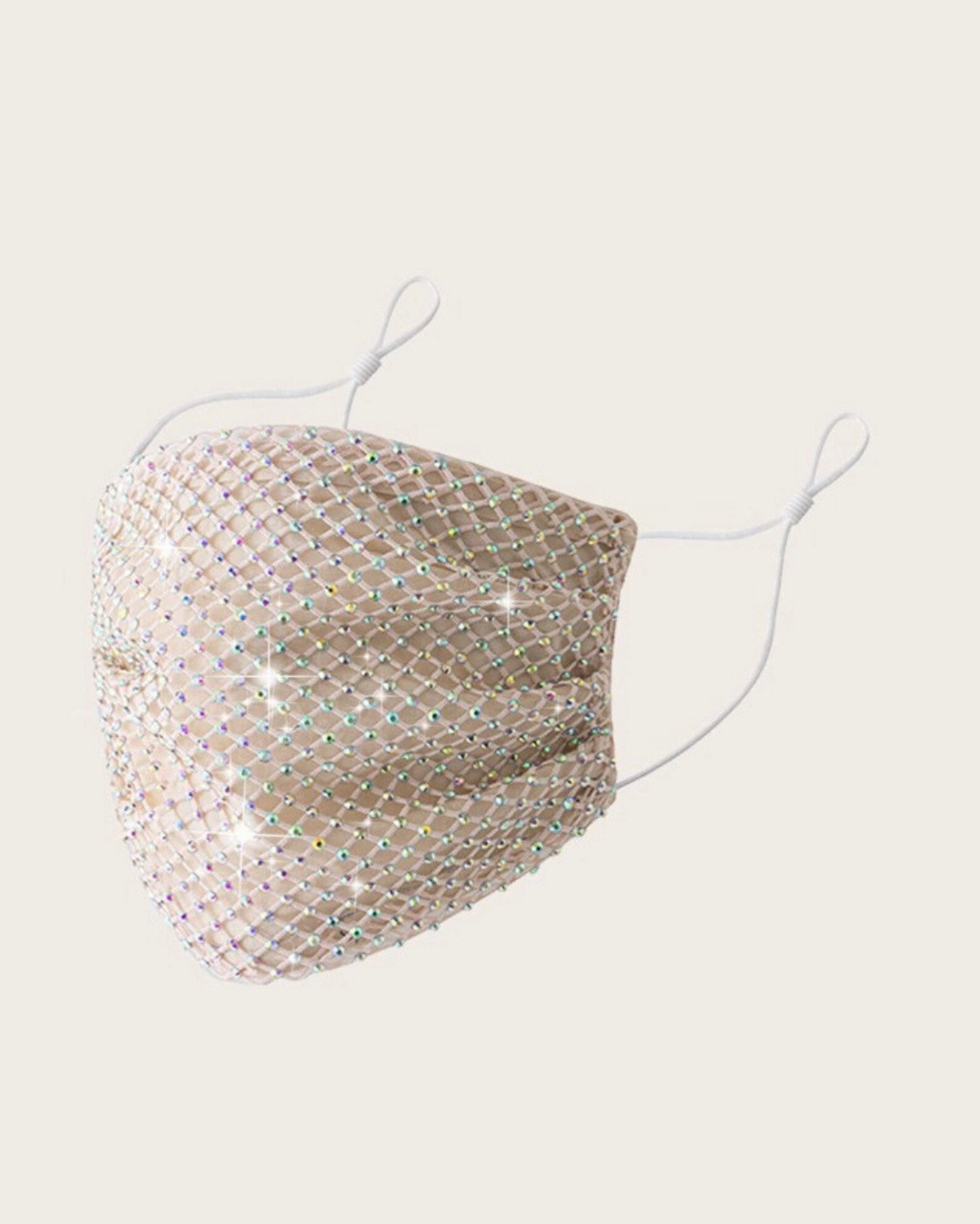 Rhinestone Bling Face Mask, Crystal Sparkle Mask - Etsy