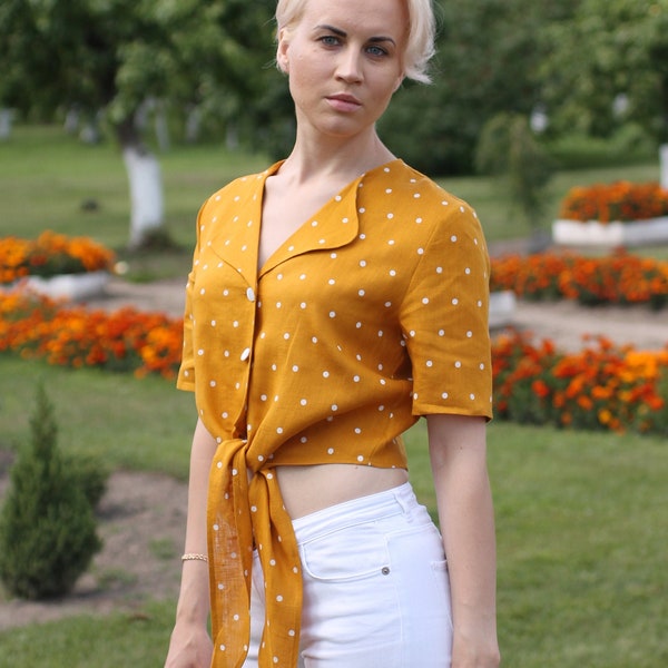 Mustard Top - Etsy