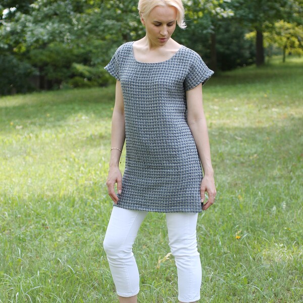 Gray Tunic - Etsy