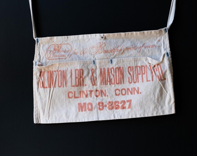 Vintage Nail Apron | Rustic Construction Apron | Vintage Garage Decor ...