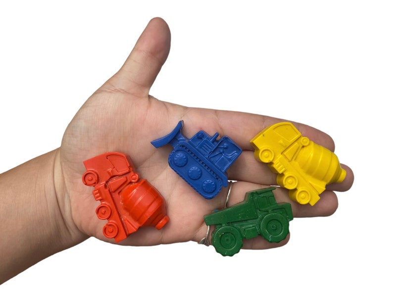 Construction Party Bags, Digger Crayons Party Favours, Builder Party ...