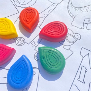 My First Colouring Set of Chunky Crayon Fun for Toddlers: 6 Adorable ...