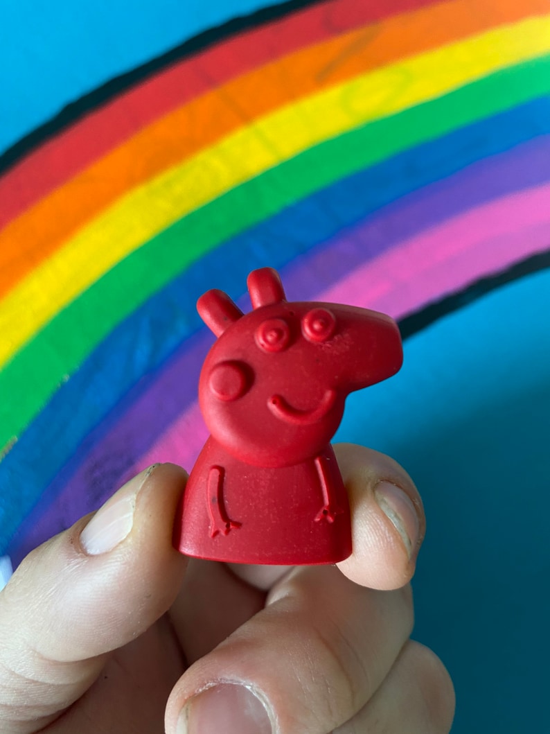 Handmade Pig Party Favours Crayons Family Pig Party Fillers | Etsy