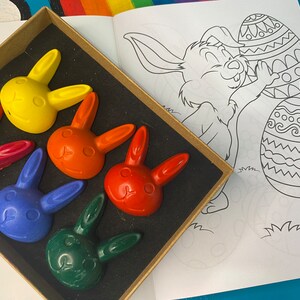 Easter Bunny Crayons for Kids, Easter Gifts for Toddlers, Easter ...