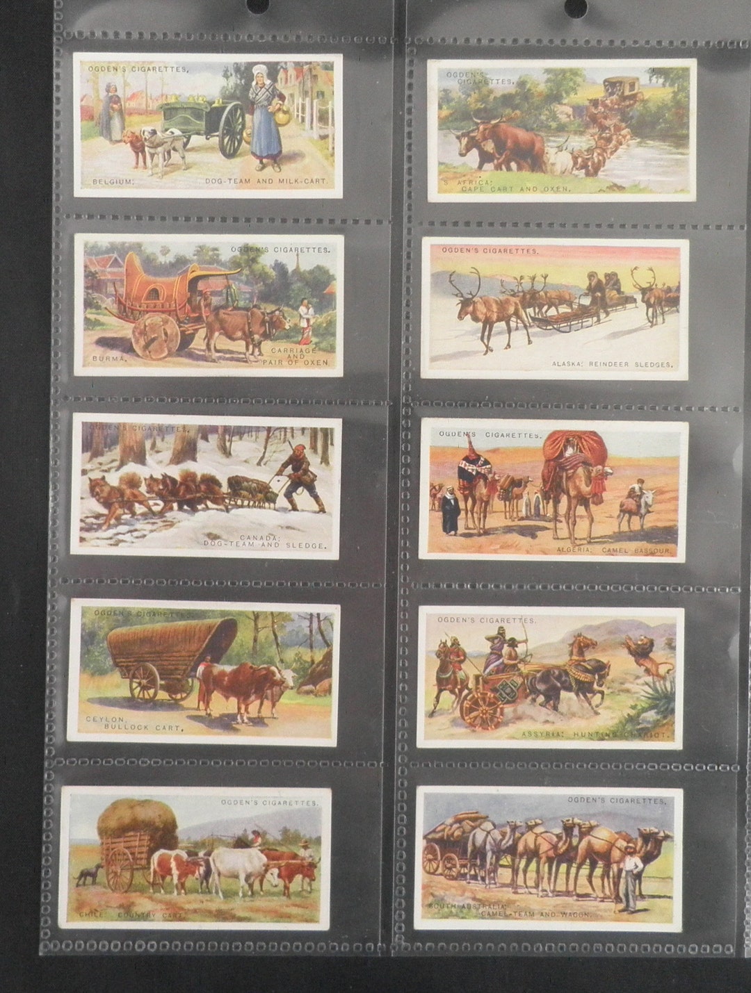 Modes of Conveyance Cigarette Cards by Ogdens Set of 25 Issued in 1927 ...