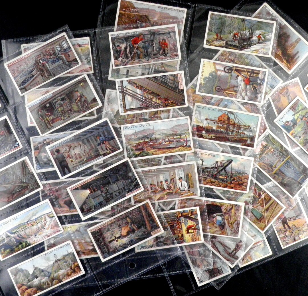 Mining Cigarette Cards by WD and HO Wills Set of 50 Issued in 1916 ...