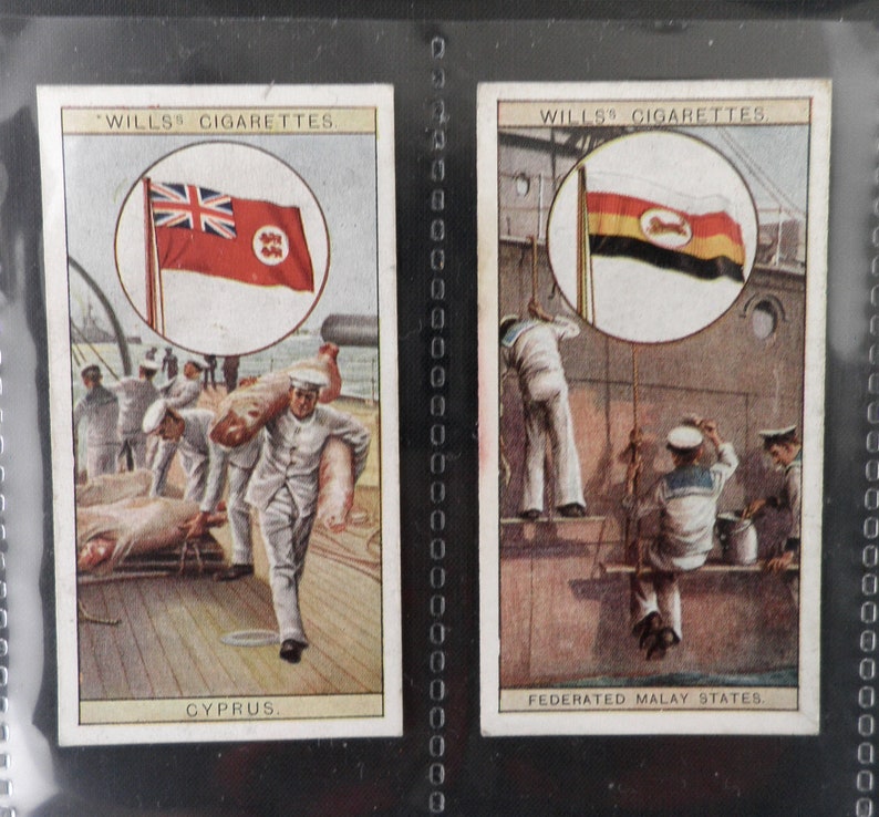 Flags of the Empire ( 2nd Series ) Cigarette Cards by WD and HO Wills ...