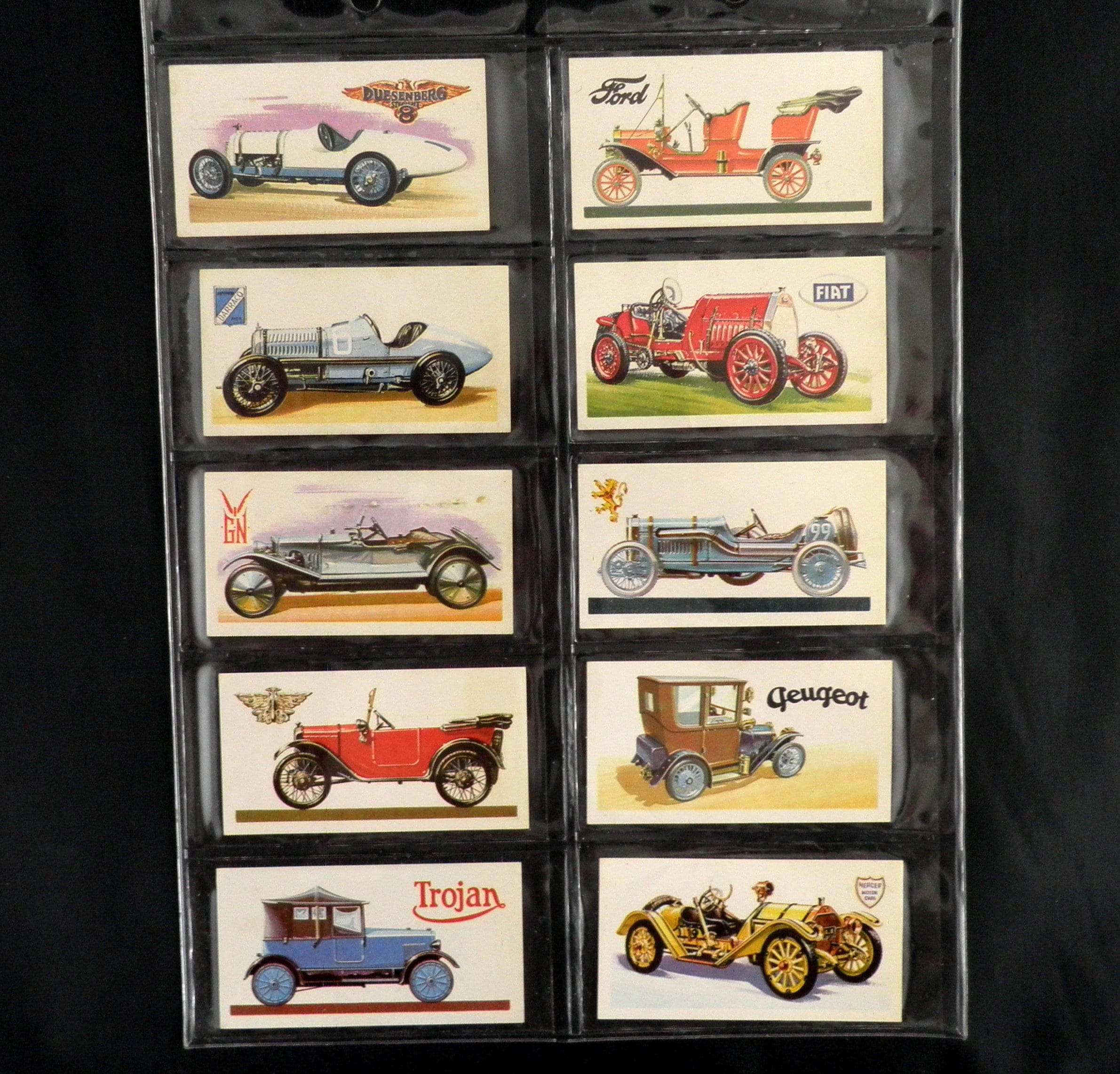 History of the Motor Car Tea Cards by Brooke Bond Set of 50 Issued in ...