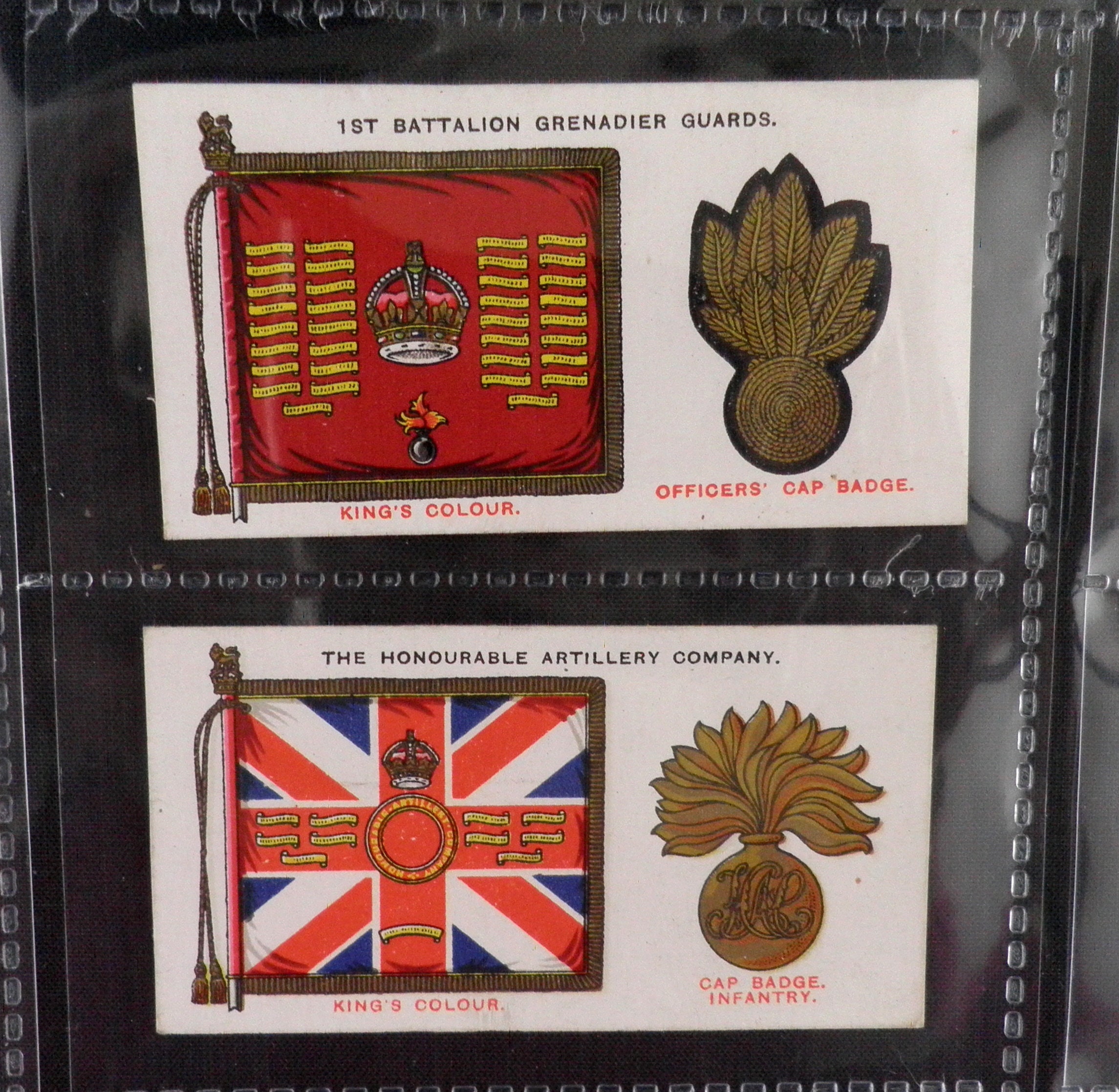 Regimental Standards and Cap Badges Cigarette Cards by John | Etsy