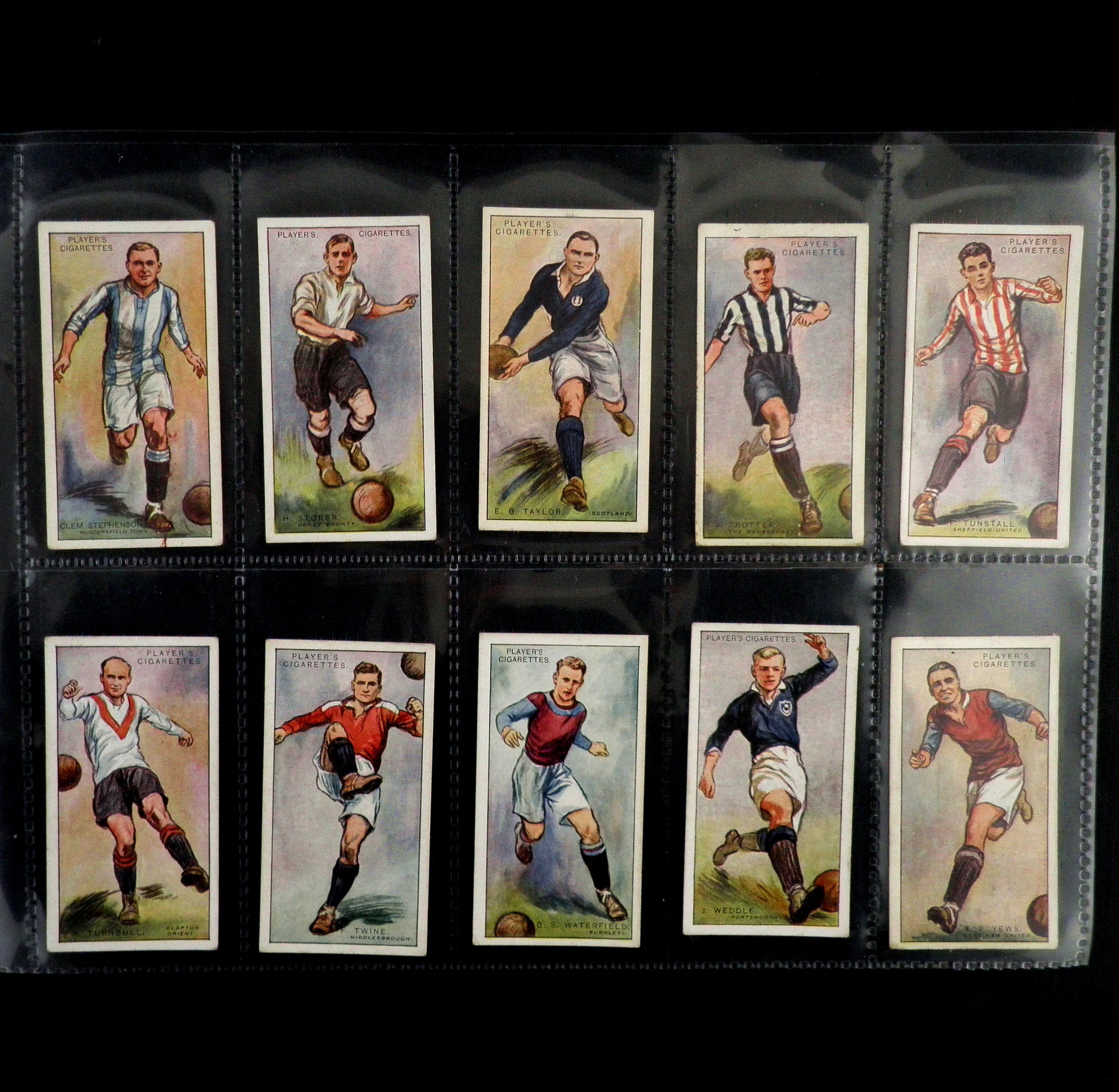 Footballers 1928 Cigarette Cards by John Player Set of 50 Issued in ...