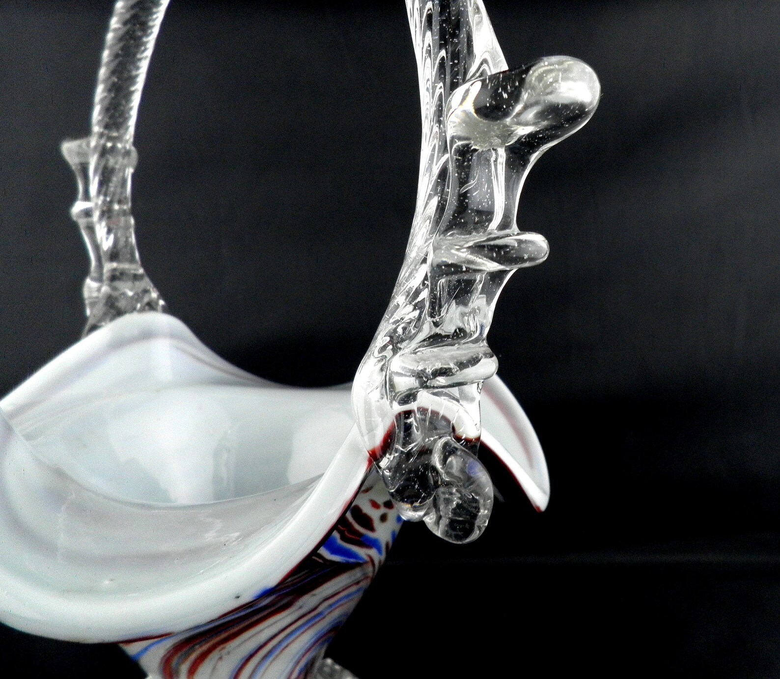 1950s Large 11 Inch Hand Blown Murano Art Glass Posy / Bon Bon - Etsy