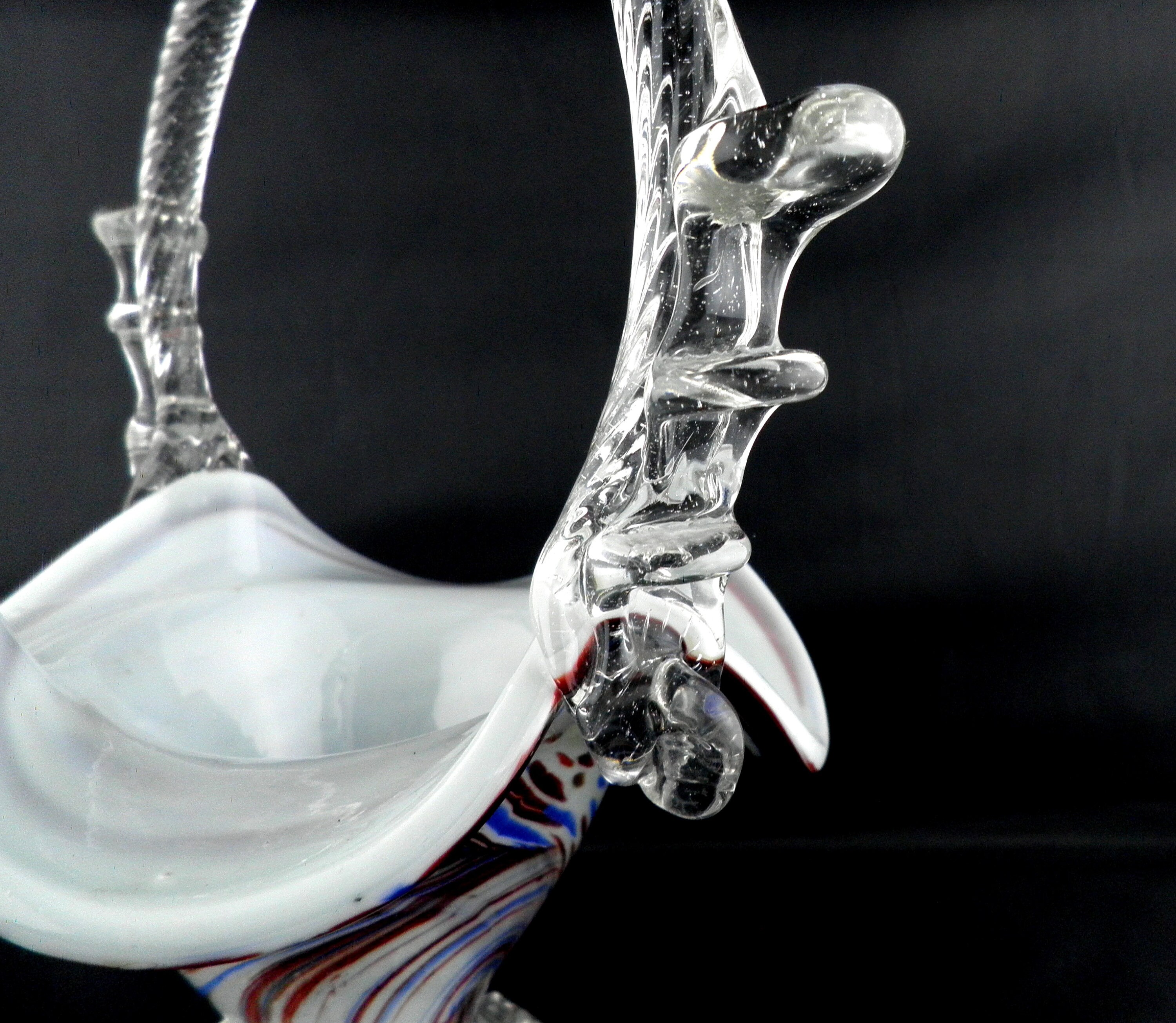 1950s Large 11 Inch Hand Blown Murano Art Glass Posy / Bon Bon - Etsy