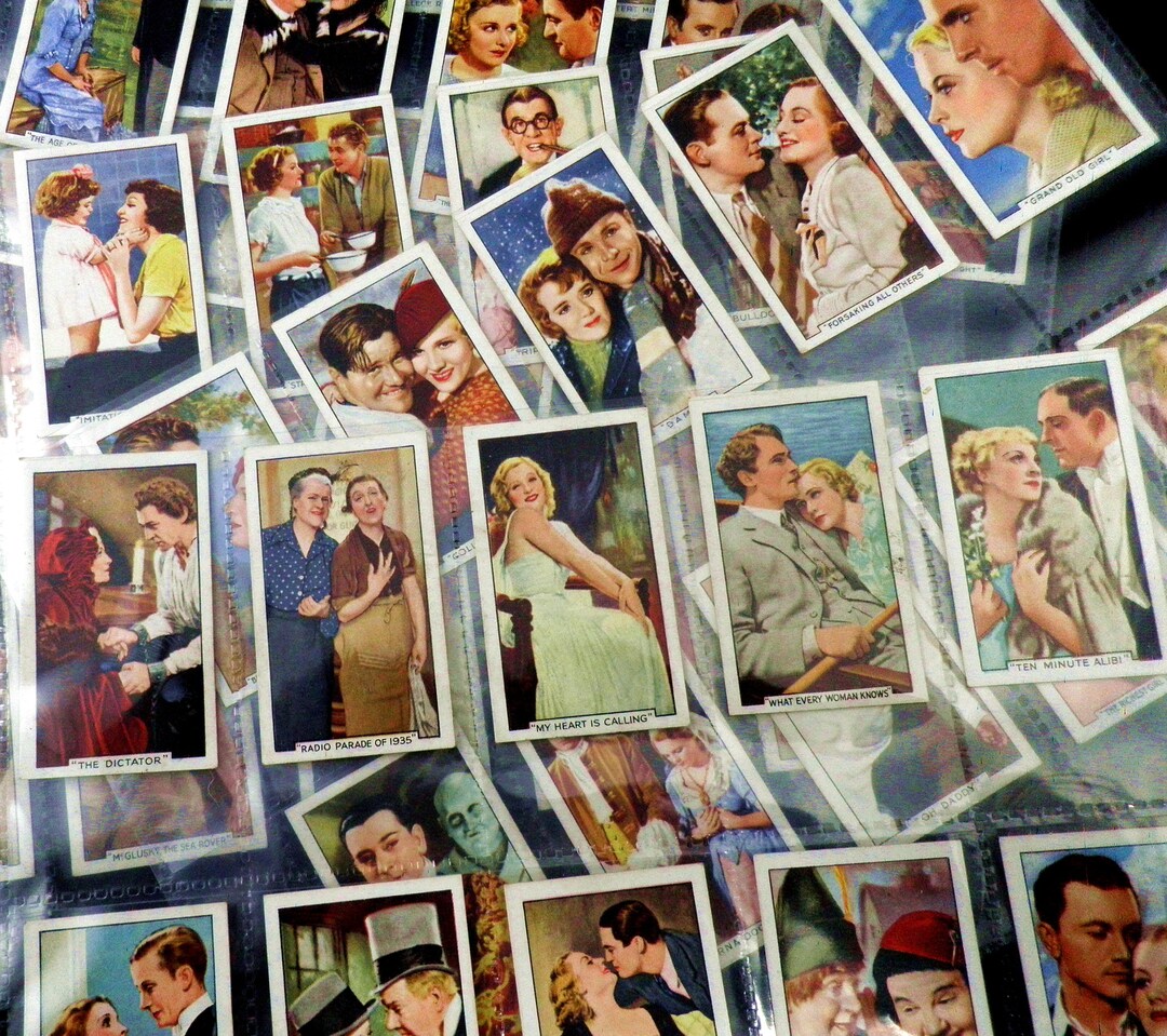 Famous Film Scenes Cigarette Cards by Gallahers Set of 48 Issued in ...
