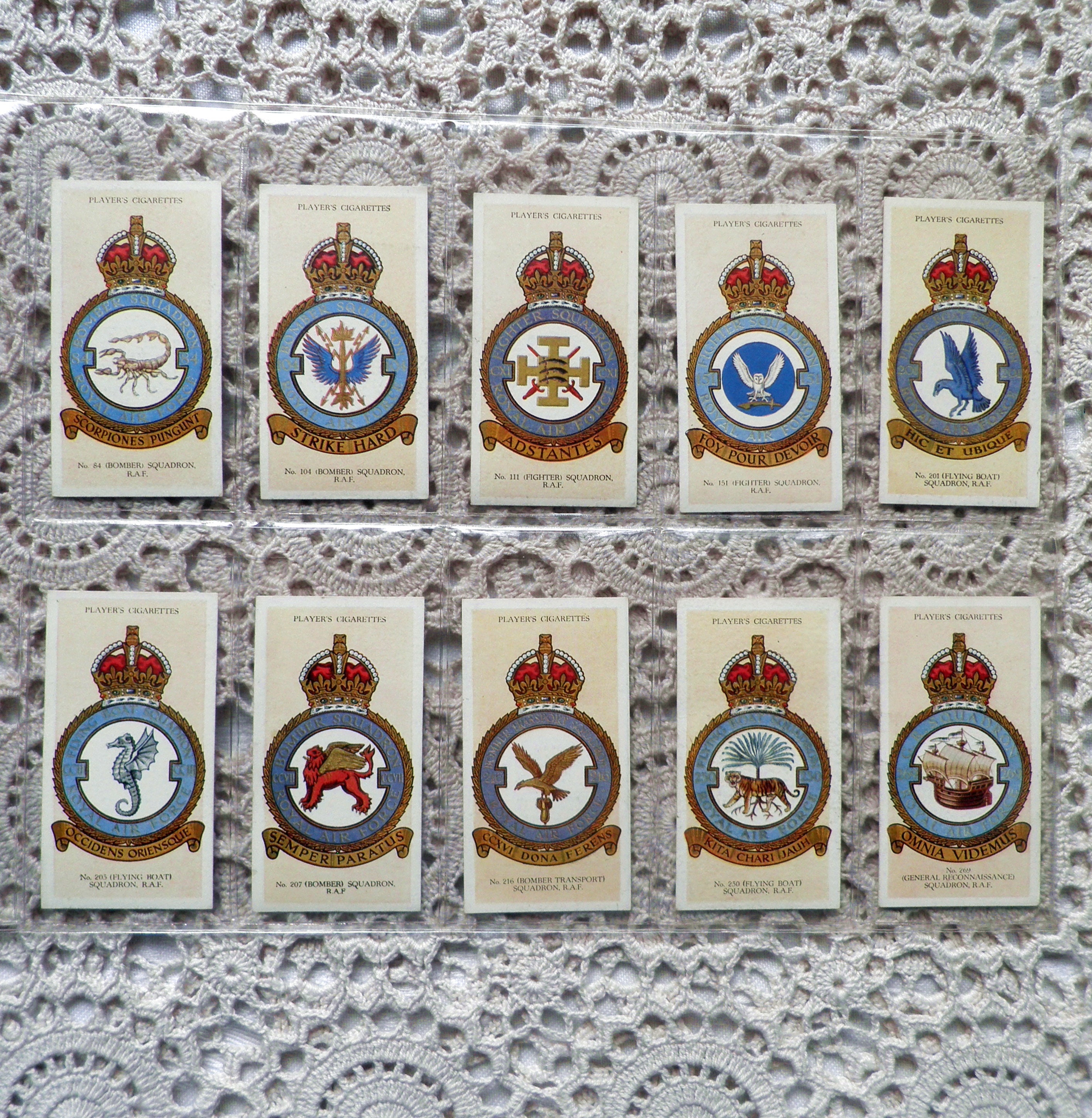 RAF Badges Cigarette Cards by John Player Set of 50 Issued in 1937 ...