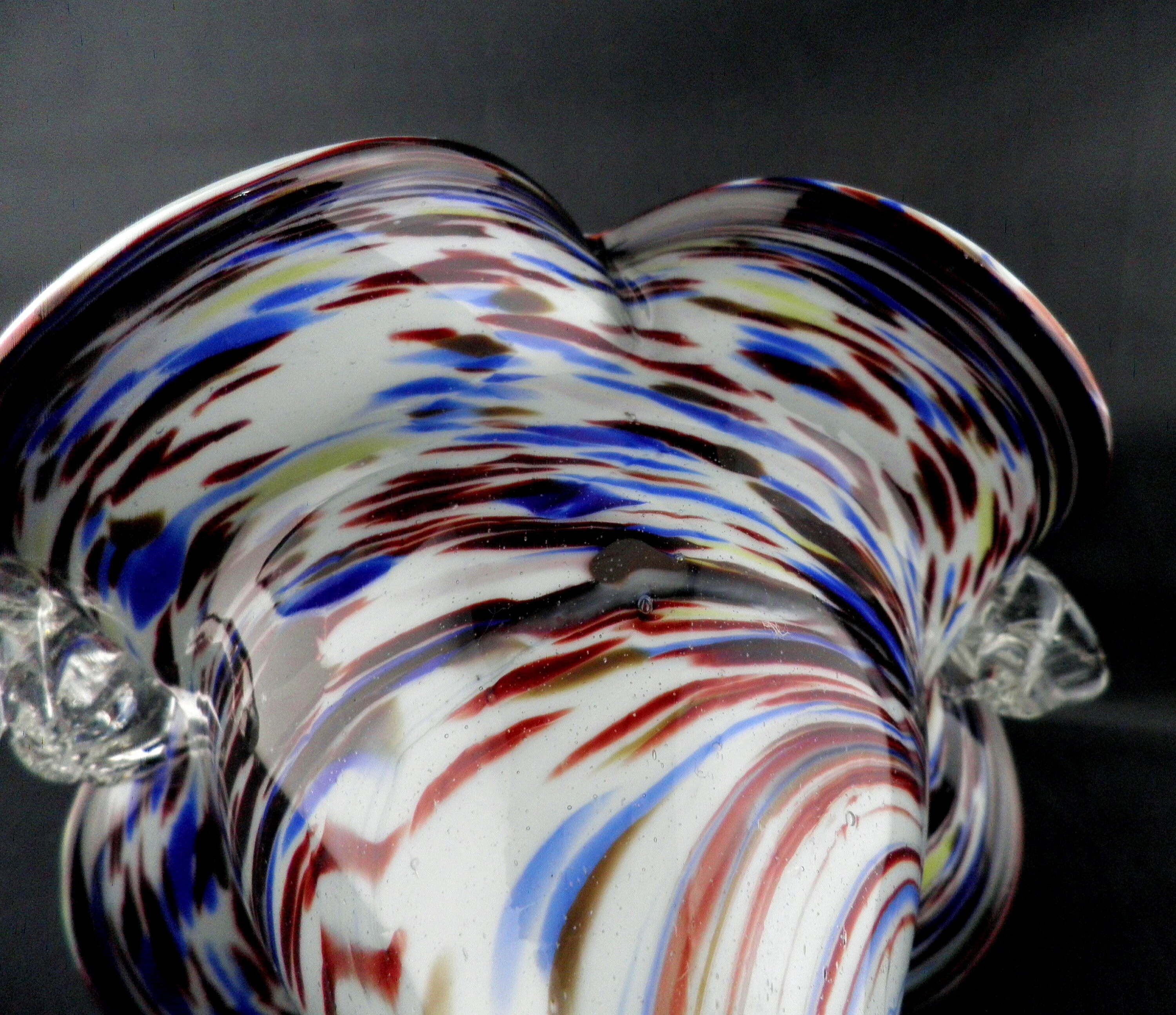 1950s Large 11 Inch Hand Blown Murano Art Glass Posy / Bon Bon - Etsy