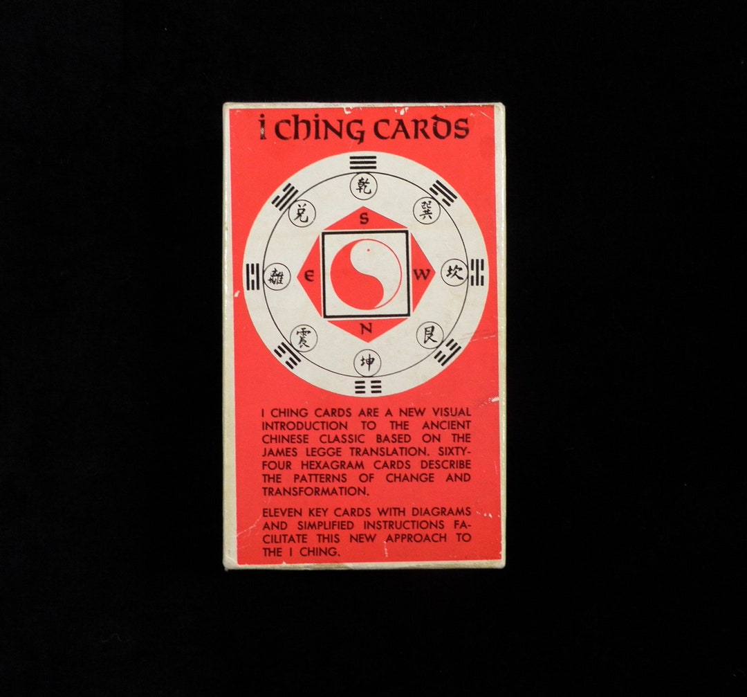 1970s Original I Ching Cards With 3 Yin Yang Coins by A G - Etsy