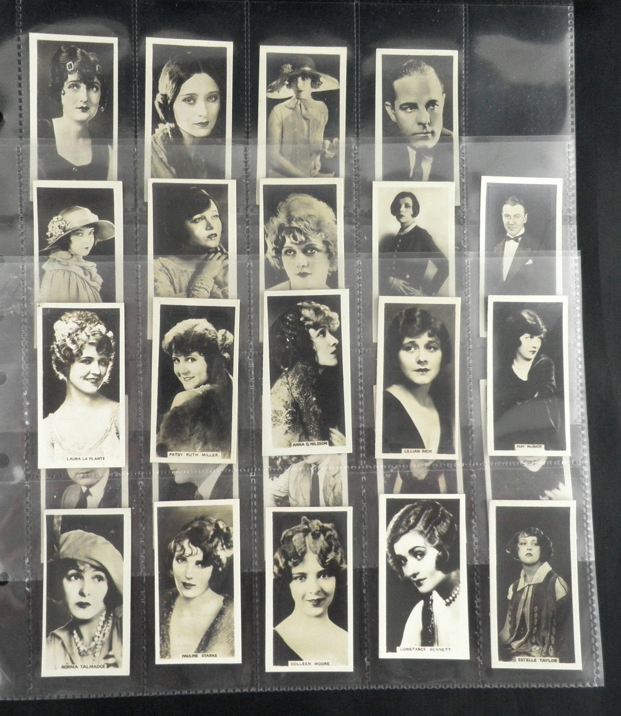 Cinema Stars Cigarette Cards by Rothmans Set of 24 Issued in 1925 ...