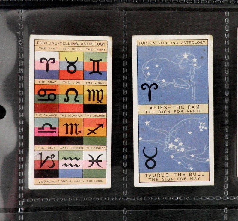 How to Tell Fortunes Cigarette Cards by Edwards Ringer & Bigg Issued ...