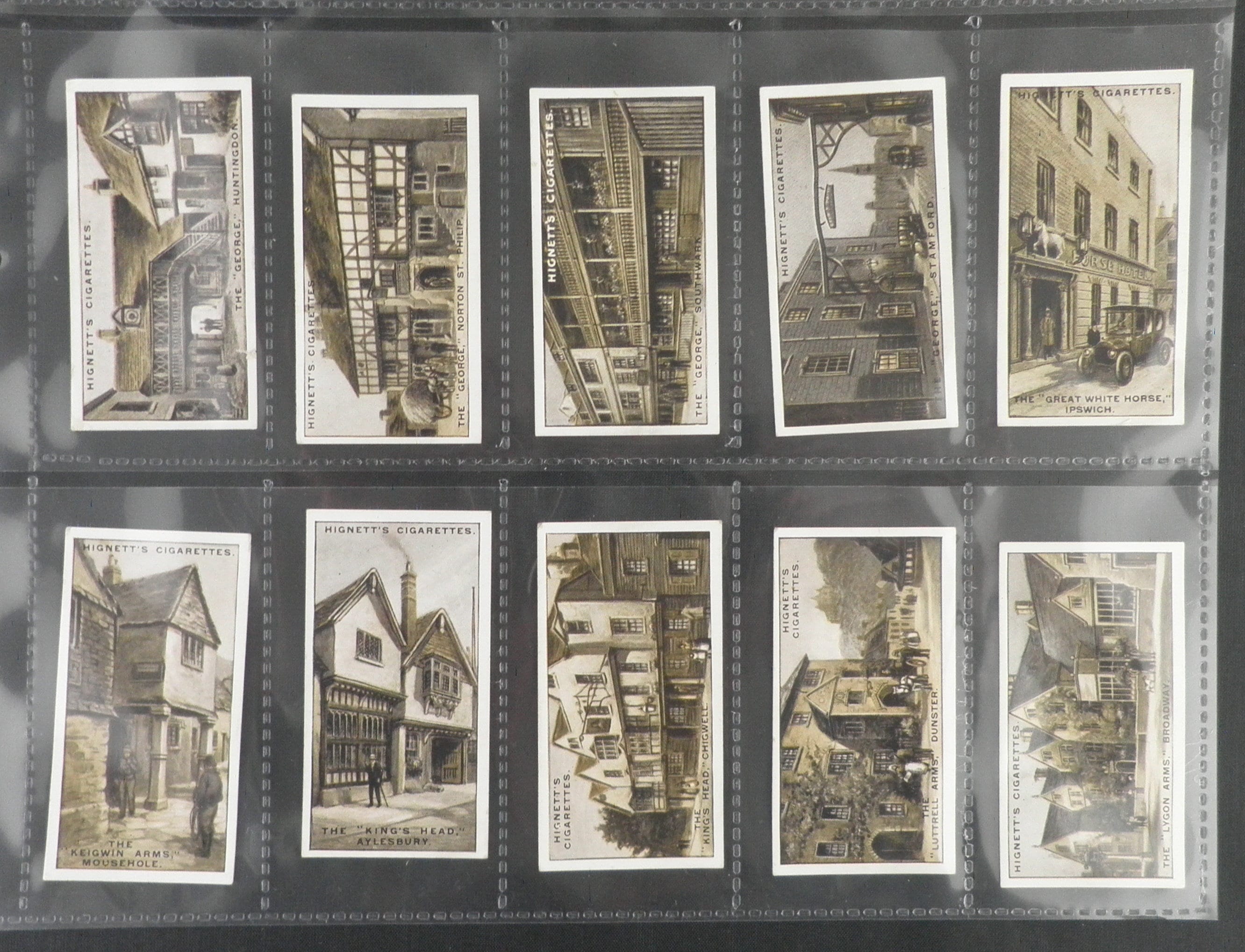 Celebrated Old Inns Cigarette Cards by Hignetts Cigarettes Set of 50 ...