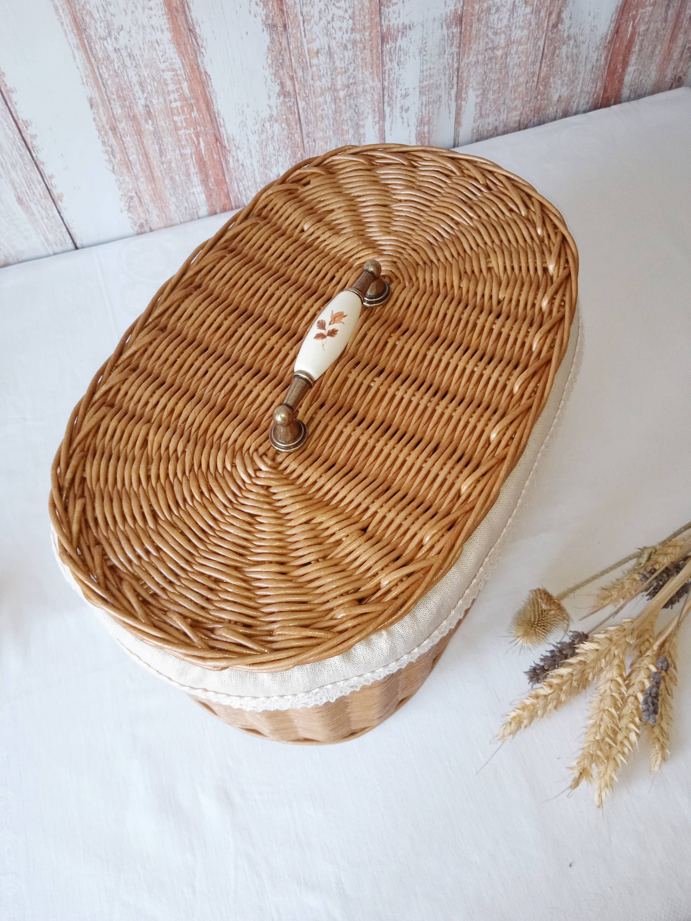 Bread Box for Kitchen Countertop Bread Storage Basket With | Etsy
