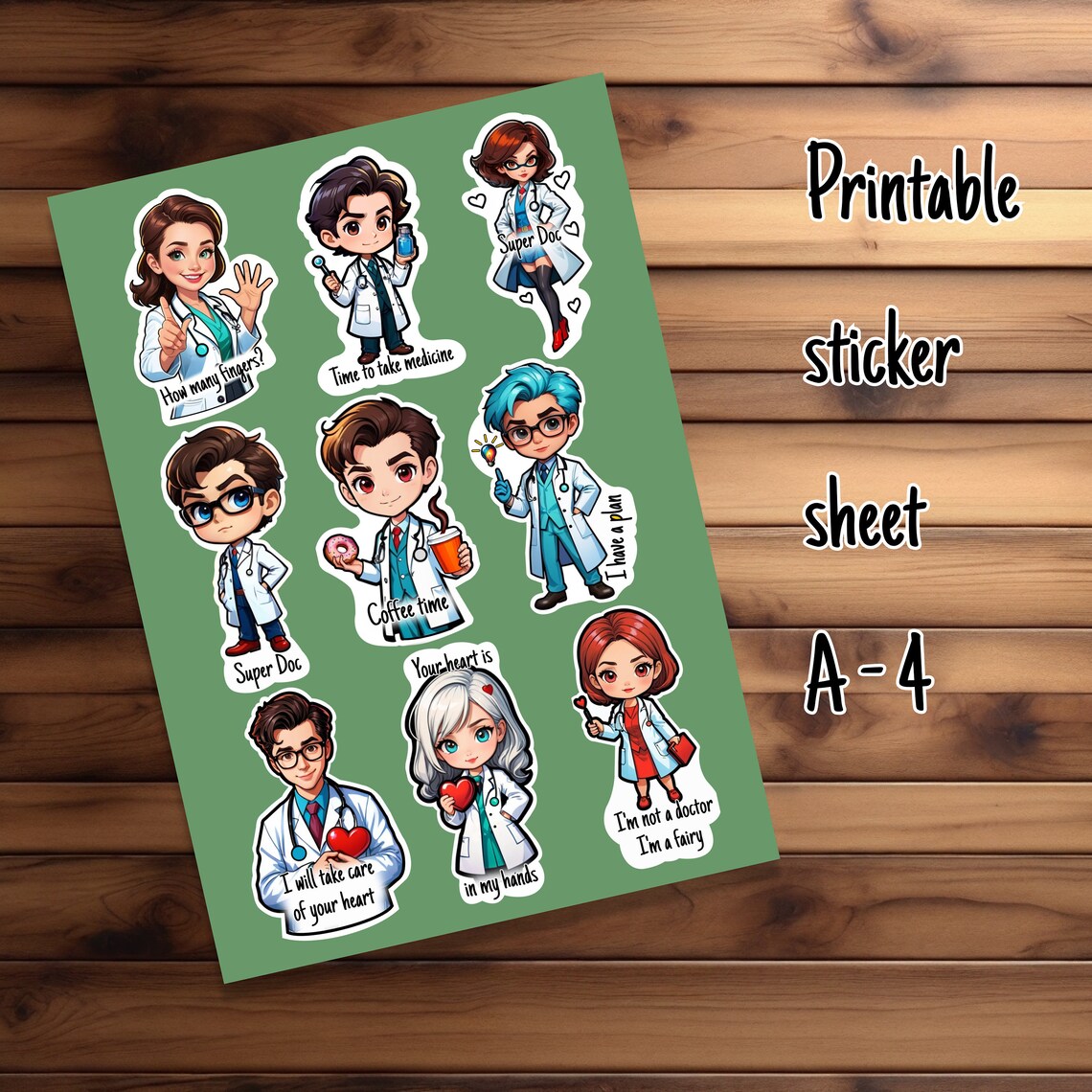 Medical Goodnote Sticker, Nursing Digital Sticker Pack, Medicine Nurse ...