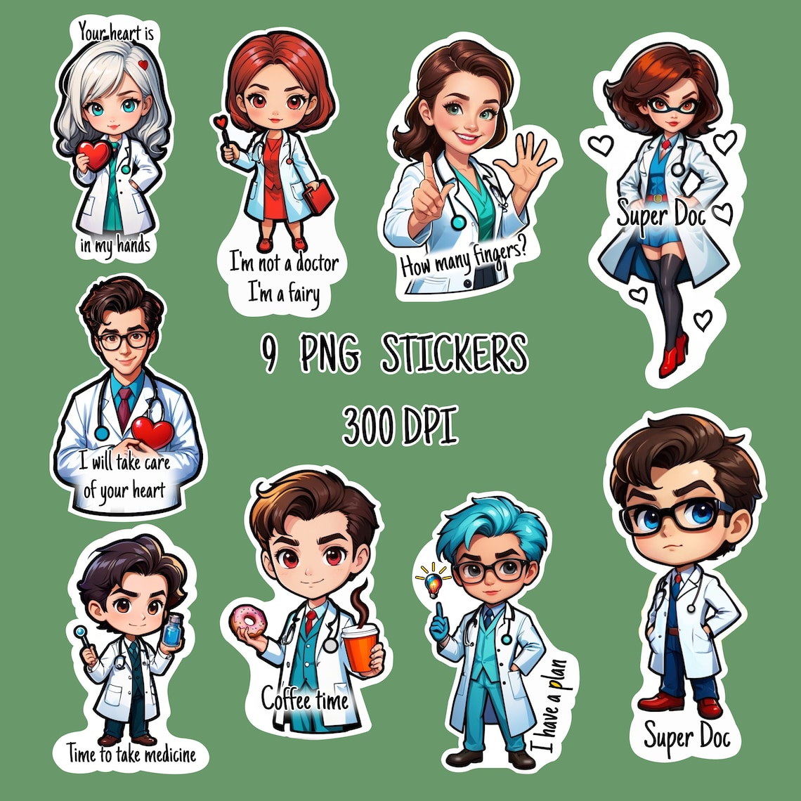 Medical Goodnote Sticker, Nursing Digital Sticker Pack, Medicine Nurse ...