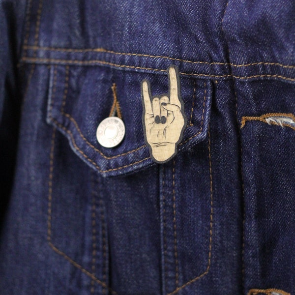 Rock and Roll Pin - Etsy