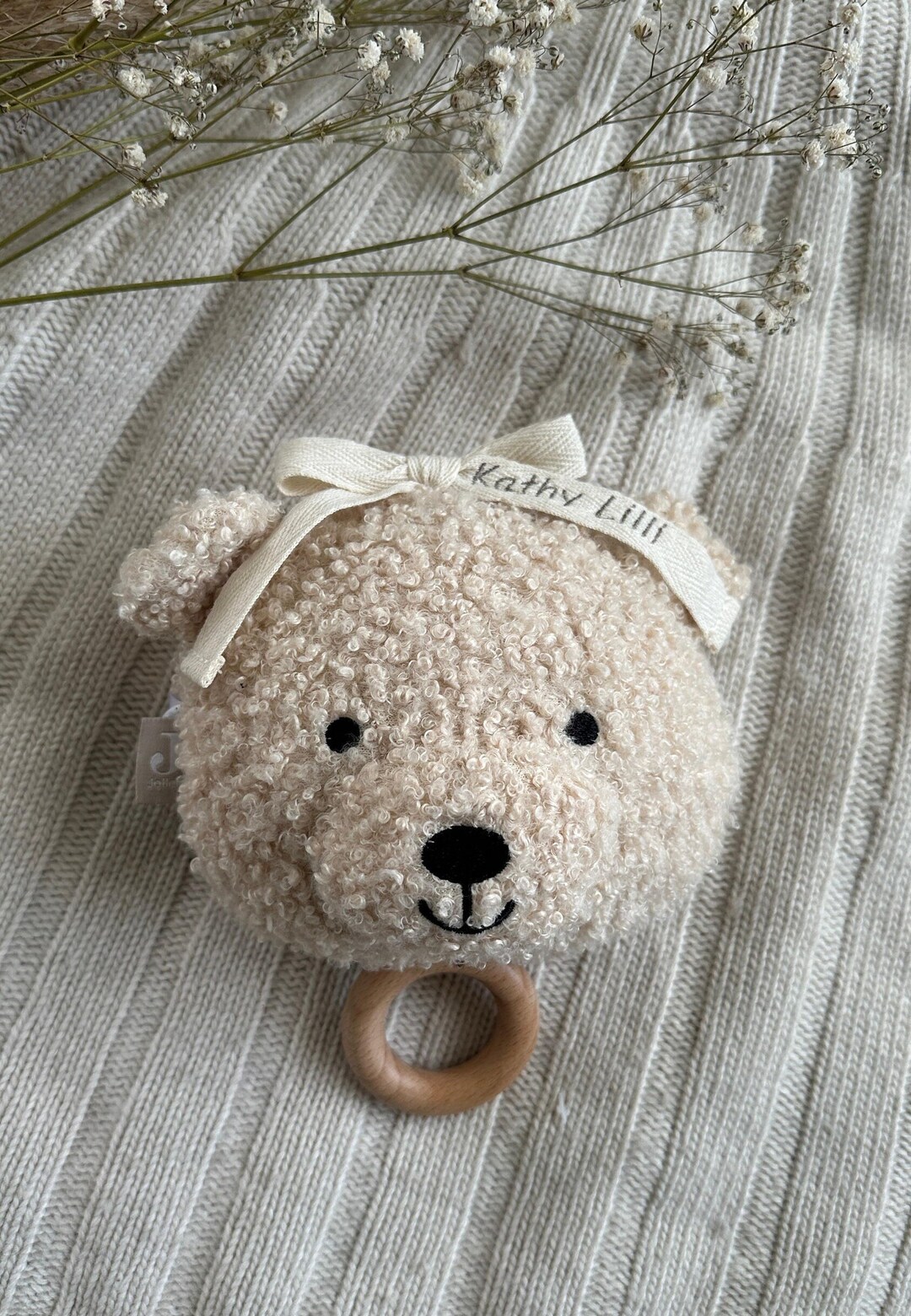 Music Box Bear Embroidered, Music Box Teddy, Music Box Baby, Music Box ...