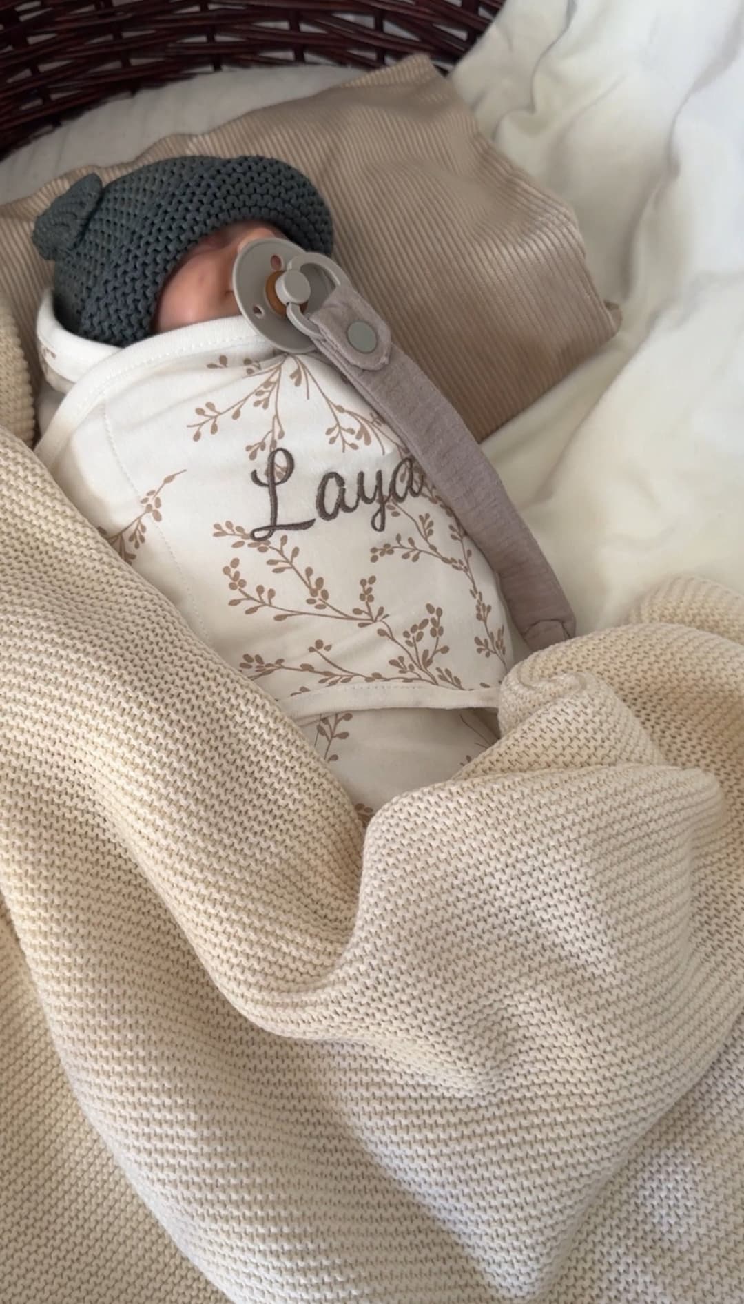 Personalized Swaddling Cloth With Name, Baby Swaddling Cloth, Swaddling ...