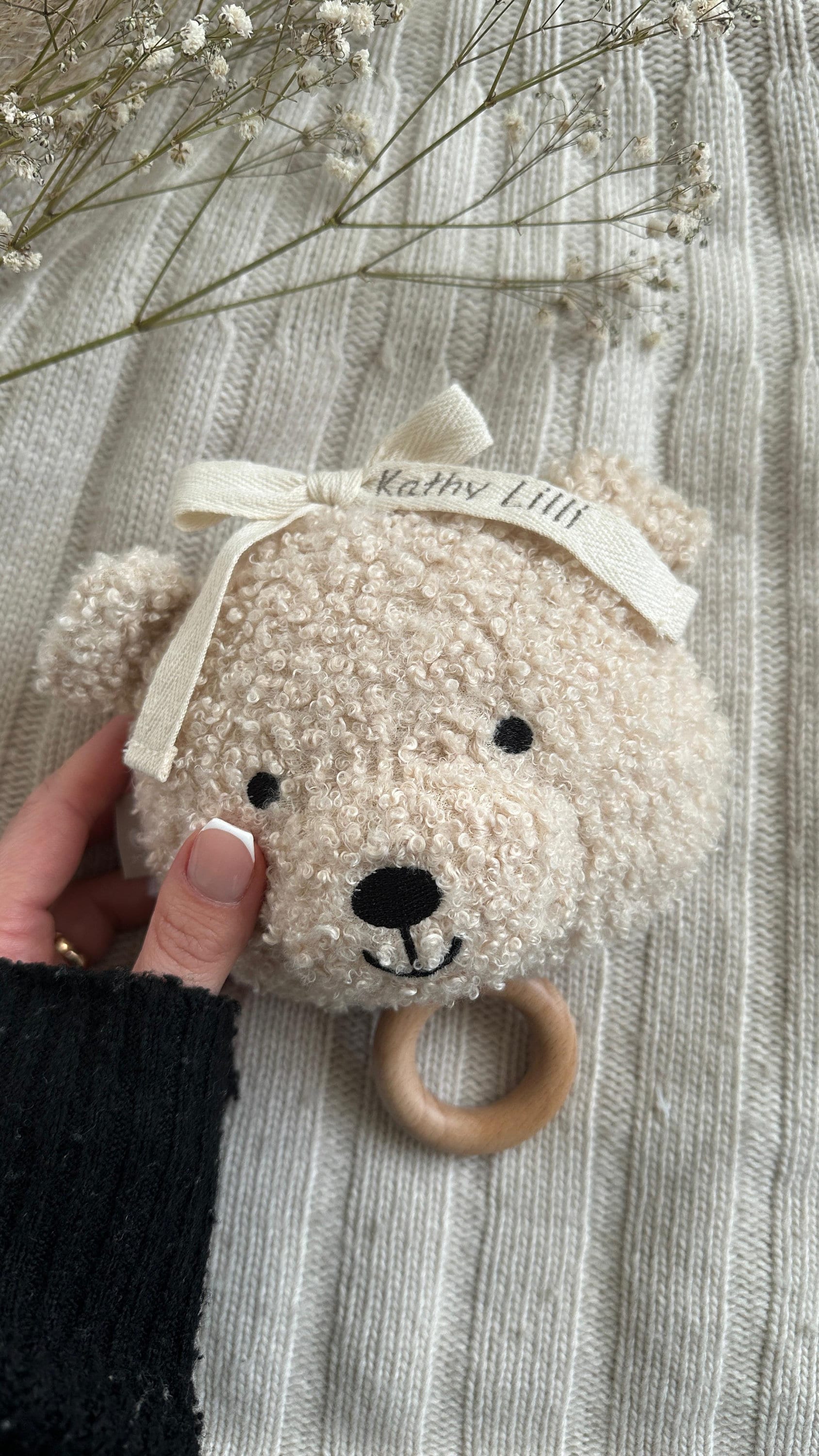 Music Box Bear Embroidered, Music Box Teddy, Music Box Baby, Music Box ...
